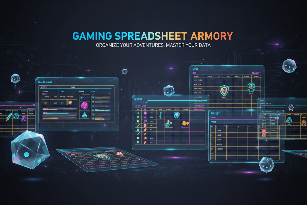 RPG Spreadsheets & Character Trackers - Excel Gaming Tools - Open ...