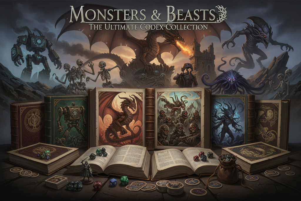 Monster Books RPG Bestiaries - Tome of Horrors & Creature Collections ...