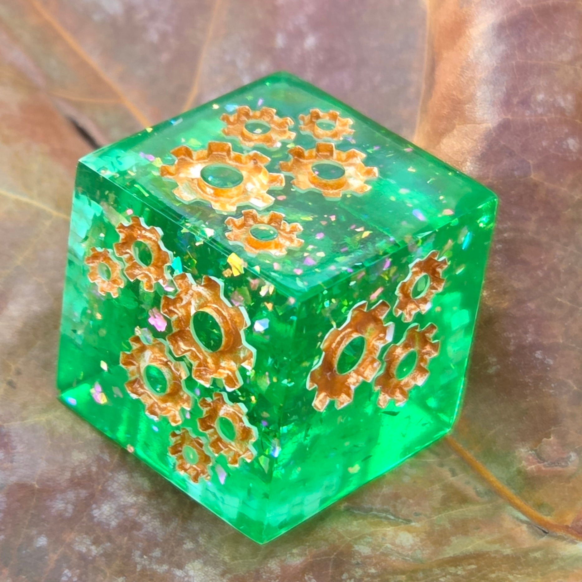 Sun & Moon Beveled D2 Coin - Handmade Resin TTRPG Flip Dice – Open ...