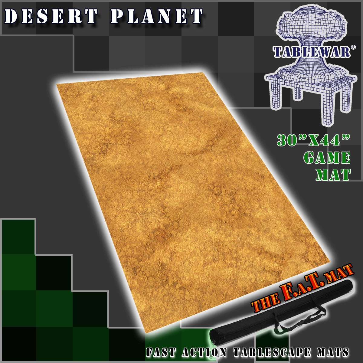 30x44" 'Desert Planet' F.A.T. Mat Battle Gaming Mat – Open Gaming Store
