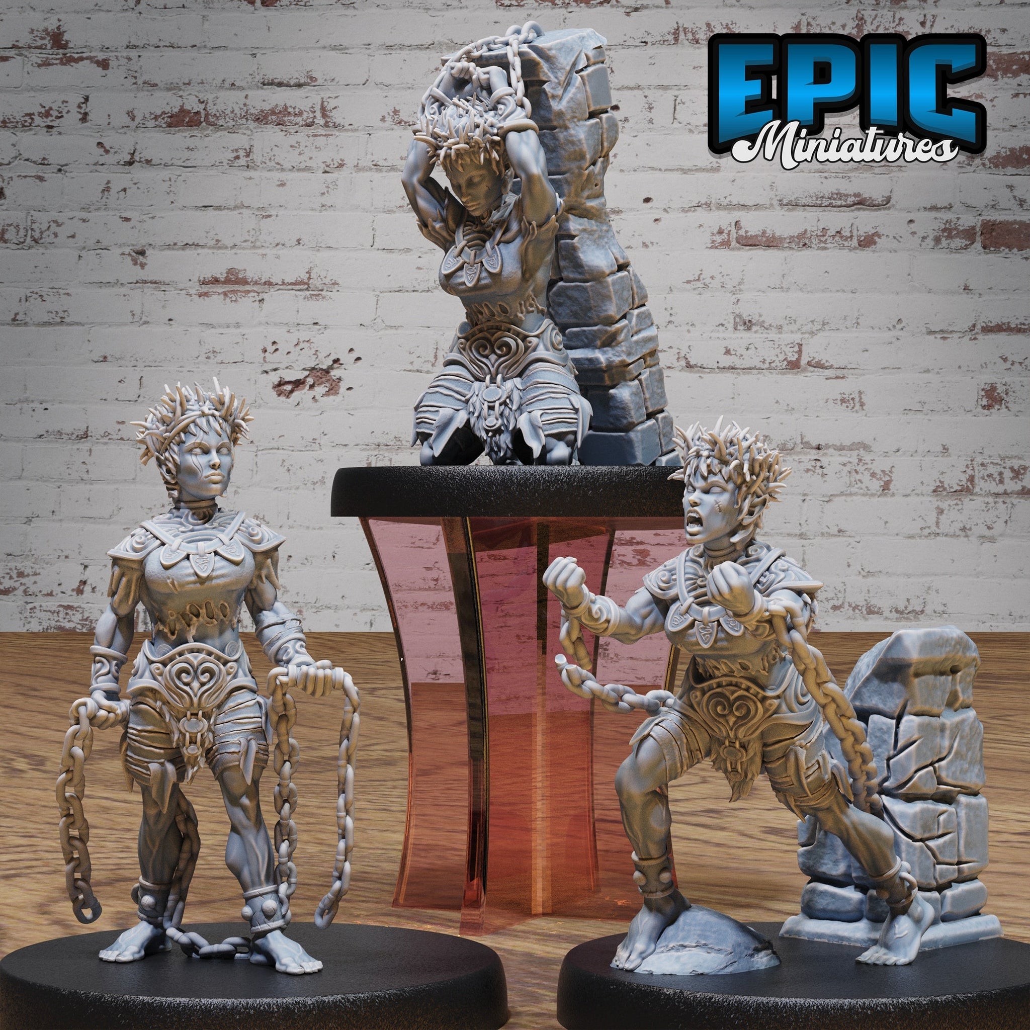 Slave Halfling – Shackled NPC Miniatures – Open Gaming Store