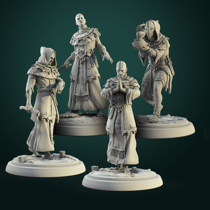 Cultist Miniature Set – Dark Acolytes – Open Gaming Store