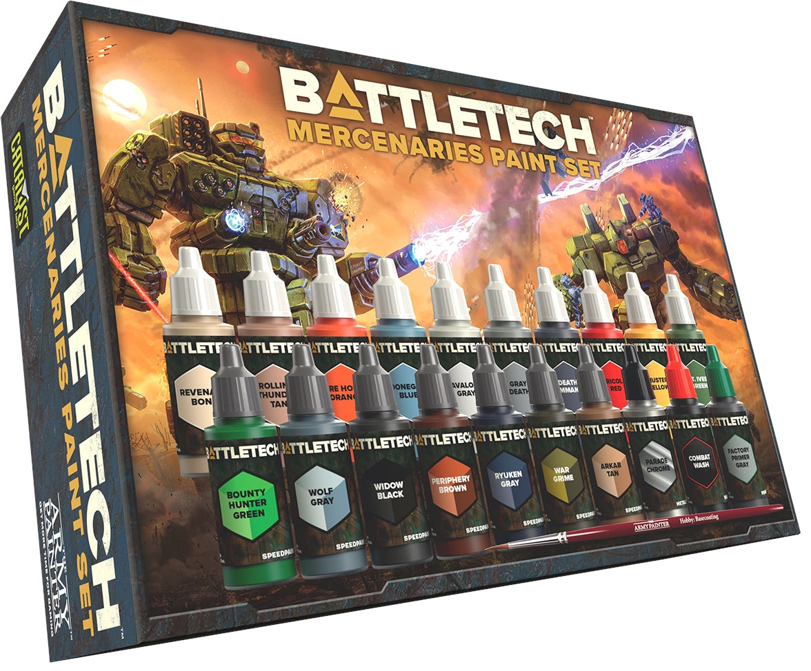 Battletech Mercenaries Paint Set – Open Gaming Store