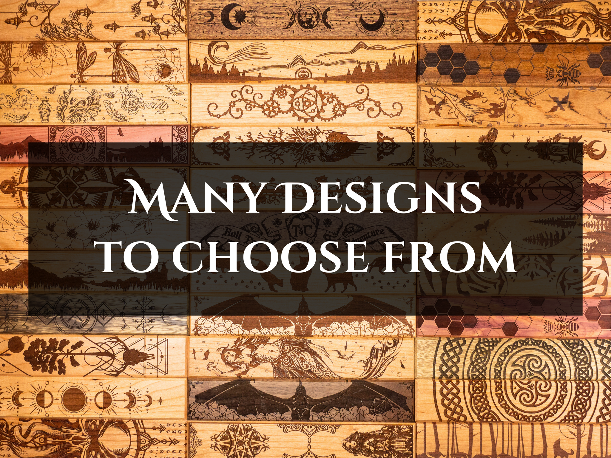 Dragon Tree | Engraved Council of 7 Dice Vault – Open Gaming Store