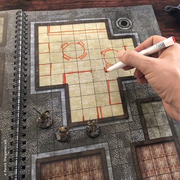Combat Book 1: Fantasy Rewritable Combat Maps for Tabletop RPGs – Open ...