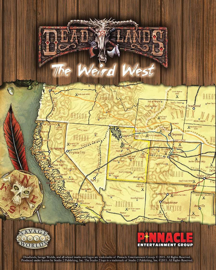 Savage Worlds: Deadlands - Map of the Weird West – Open Gaming Store