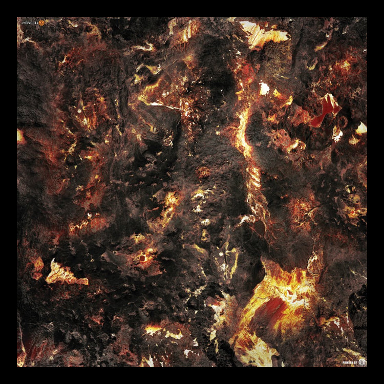 TT COMBAT: Dropfleet Commander Lava II Tabletop Wargaming Play Mat ...