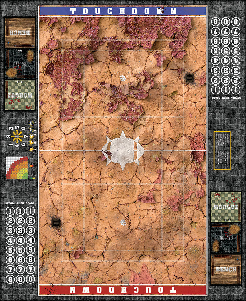 Mats by Mars: Badlands Fantasy Football Play Mat / Pitch – Open Gaming ...