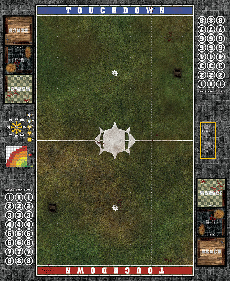 Mats by Mars: Green Meadow Fantasy Football Play Mat / Pitch – Open ...