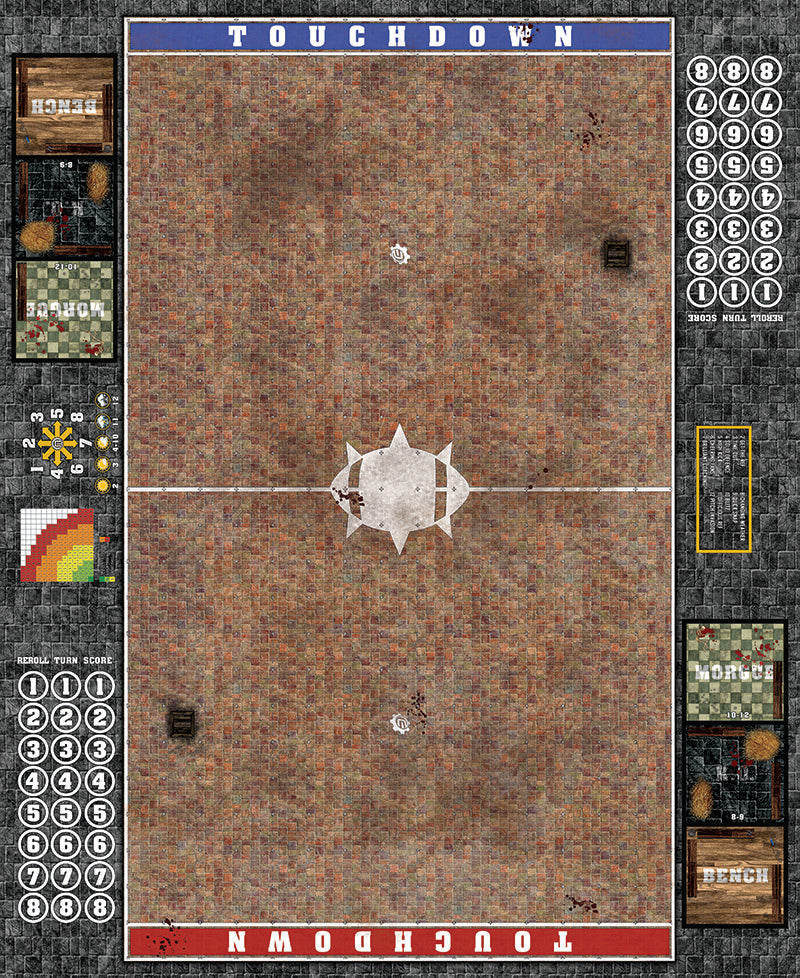 Mats by Mars: Red Sett Stone Fantasy Football Play Mat / Pitch – Open ...