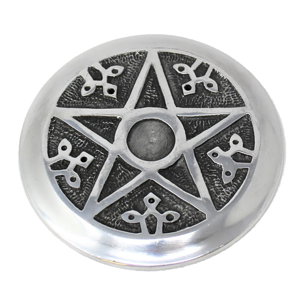 Pentagram Aluminum Altar Tile/Incense Burner – Open Gaming Store