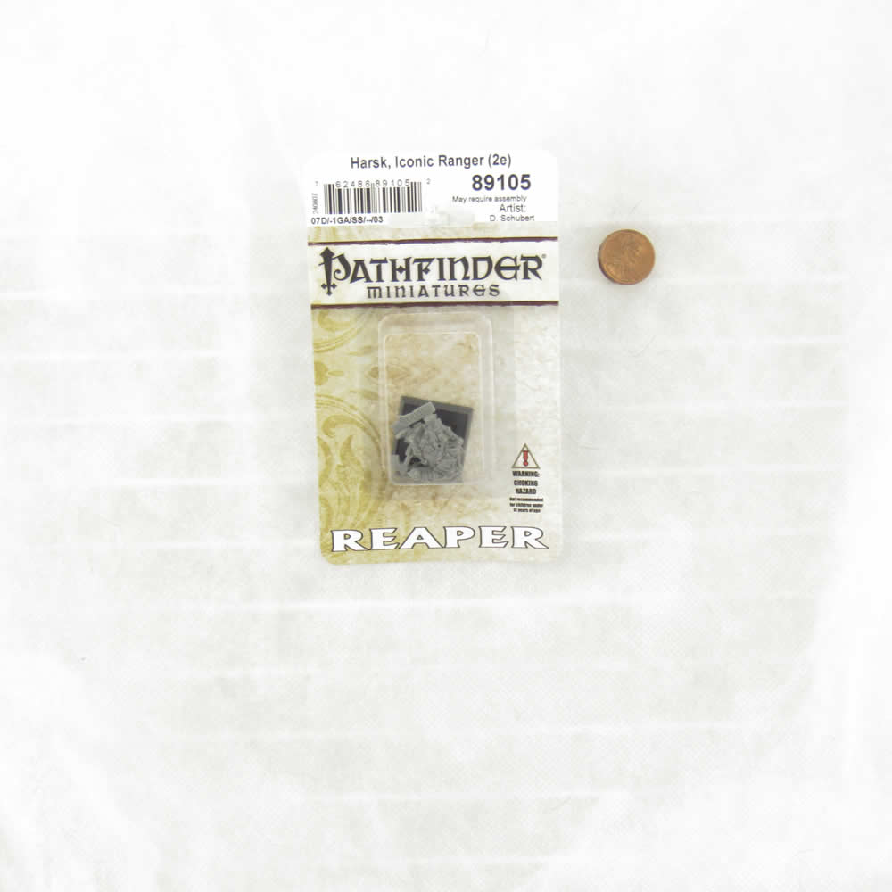 RPR89105 Harsk Iconic Ranger Dwarf Miniature 25mm Heroic Scale Figure ...