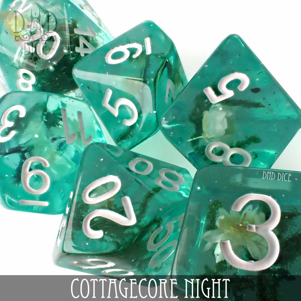 Cottagecore: Night Dice Set – Open Gaming Store