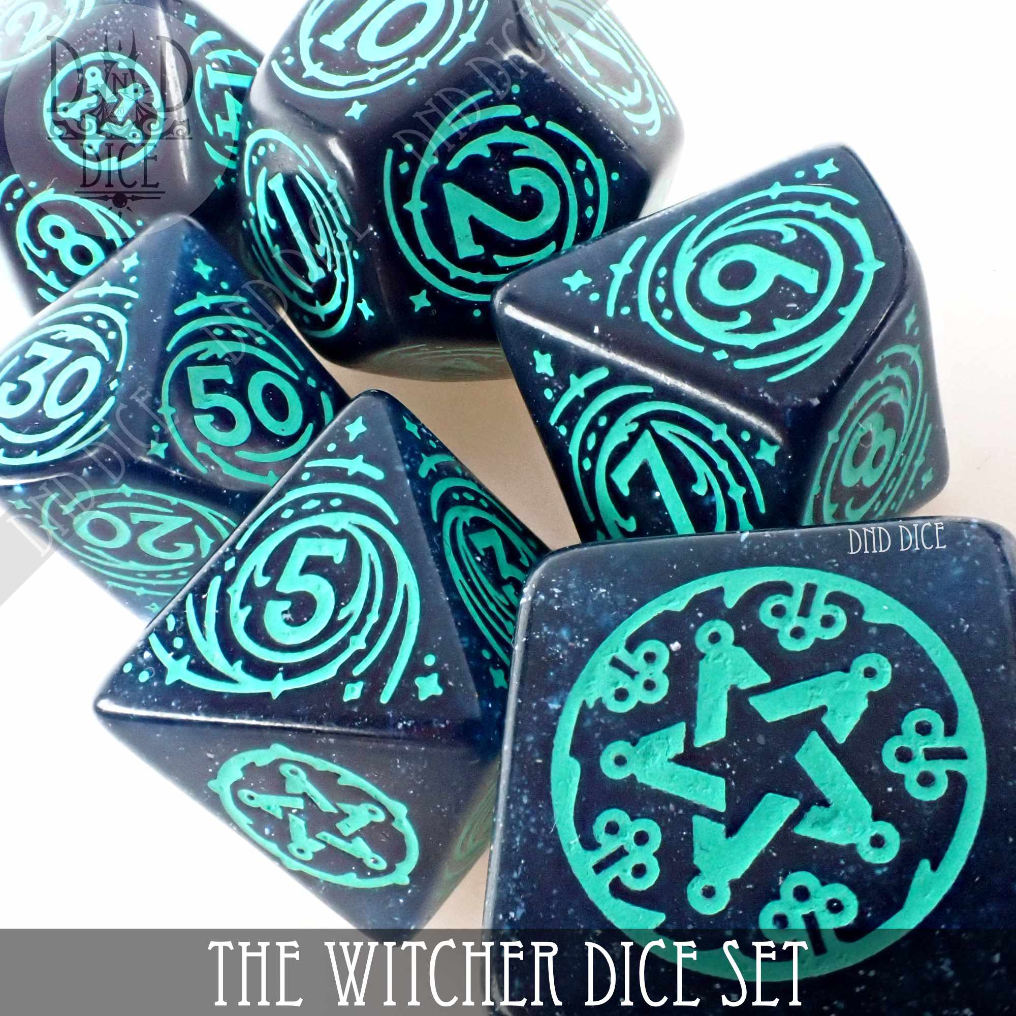 The Witcher Dice Set and Coin - Yennefer – Open Gaming Store