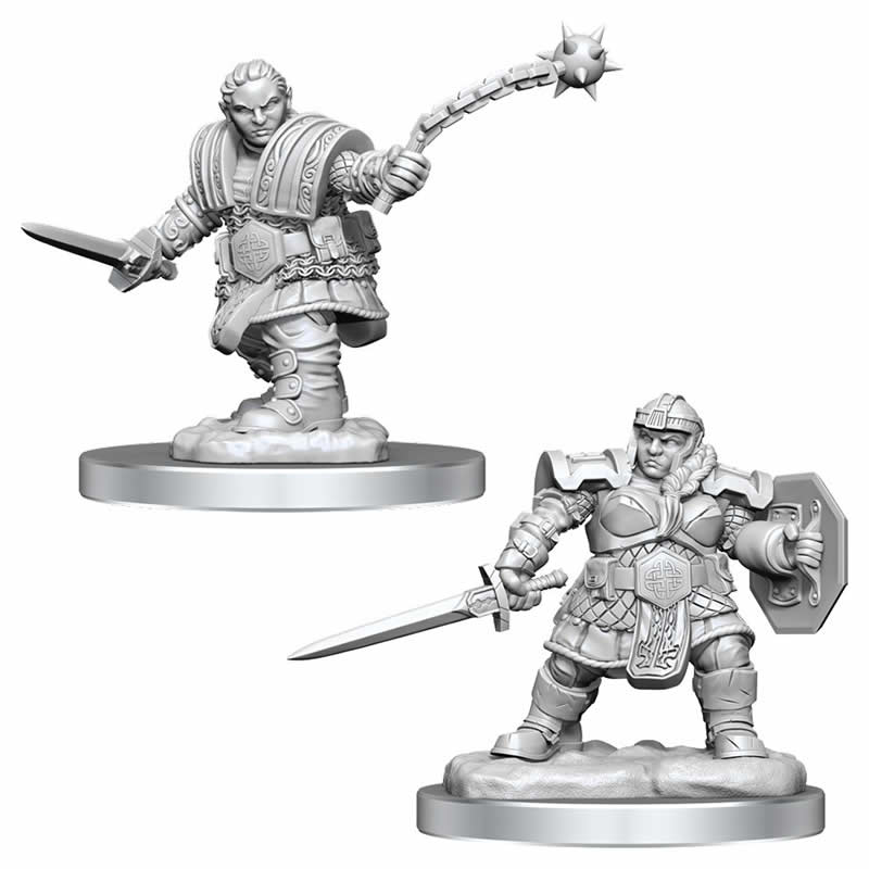 WZK90406 Dwarf Fighter Female Nozurs Marvelous Miniatures D&D Unpainte ...