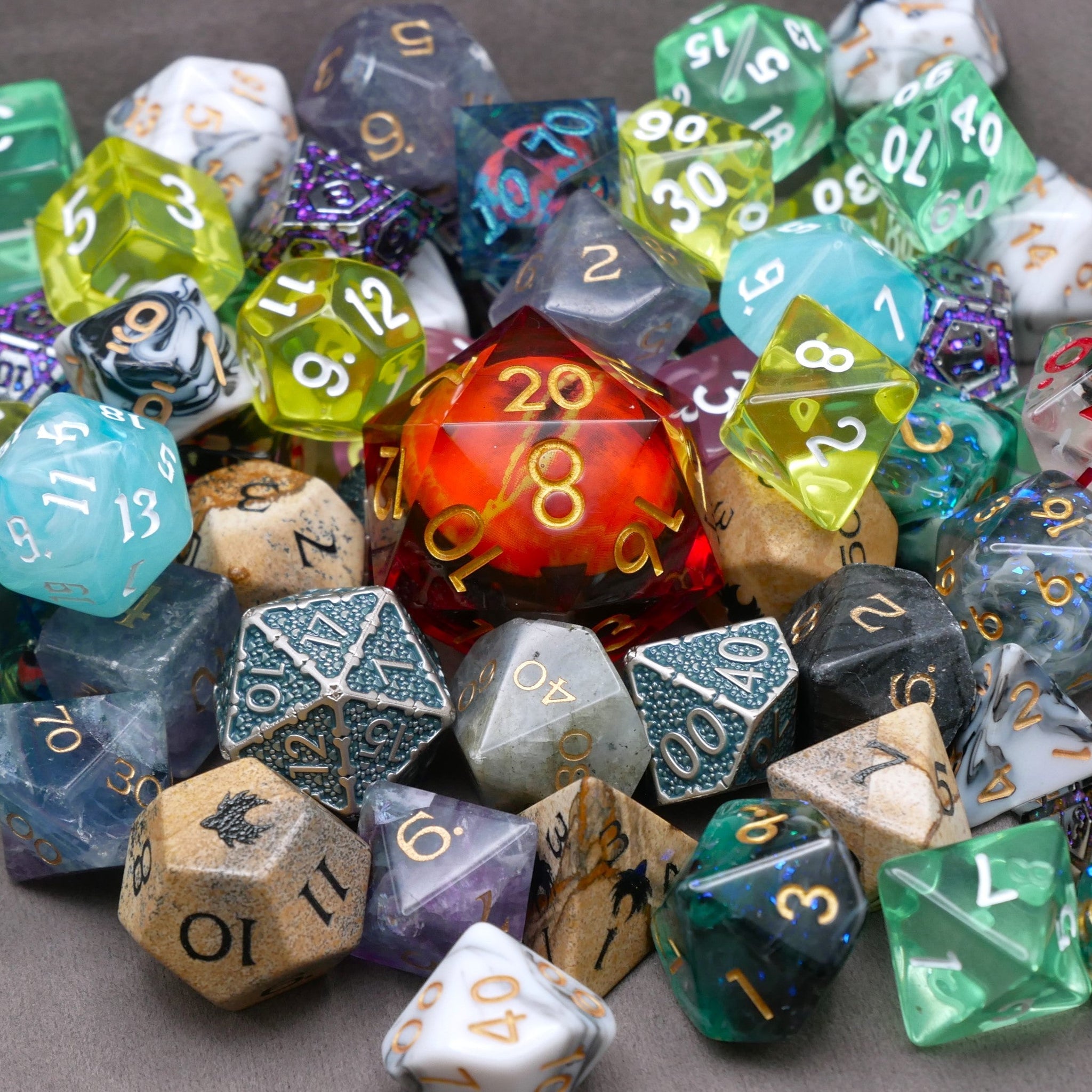 Mystery Liquid Bundle - 3 Liquid Core + 14 pc Set + 1 RPG Accessory ...