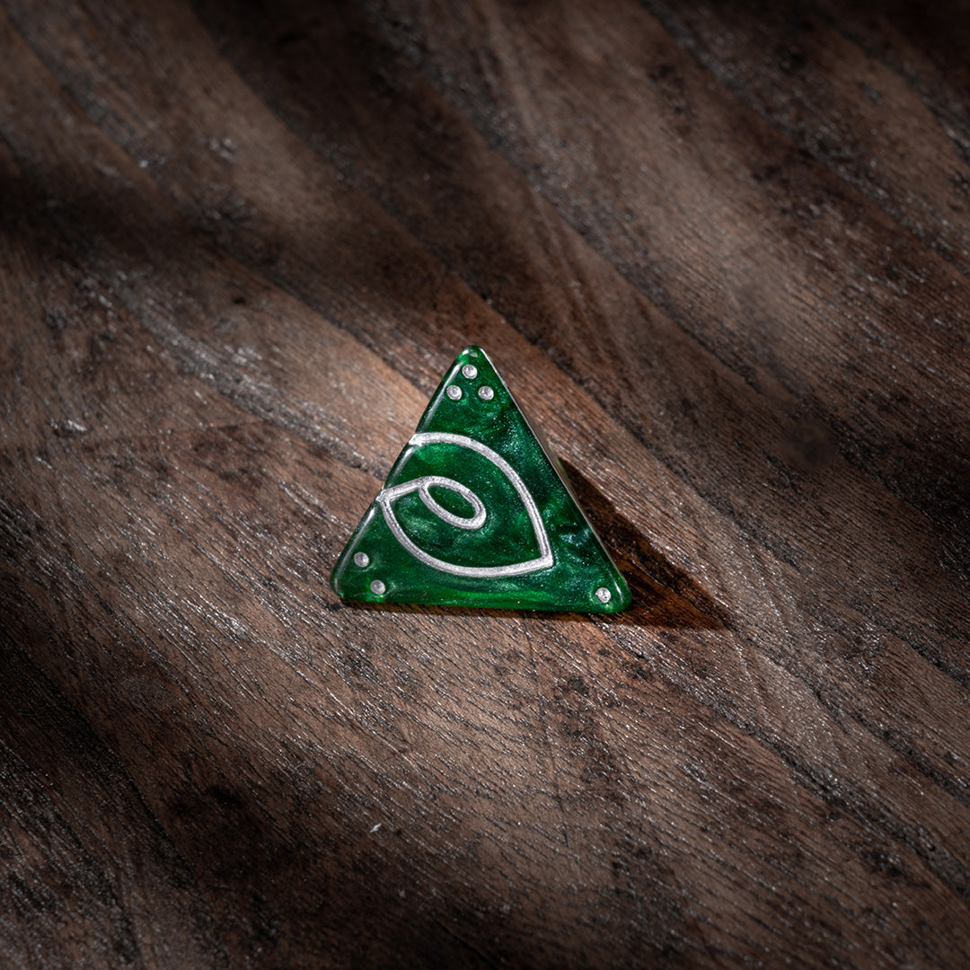D4 & D8 Knot Dice - Large Flat Triangle – Open Gaming Store