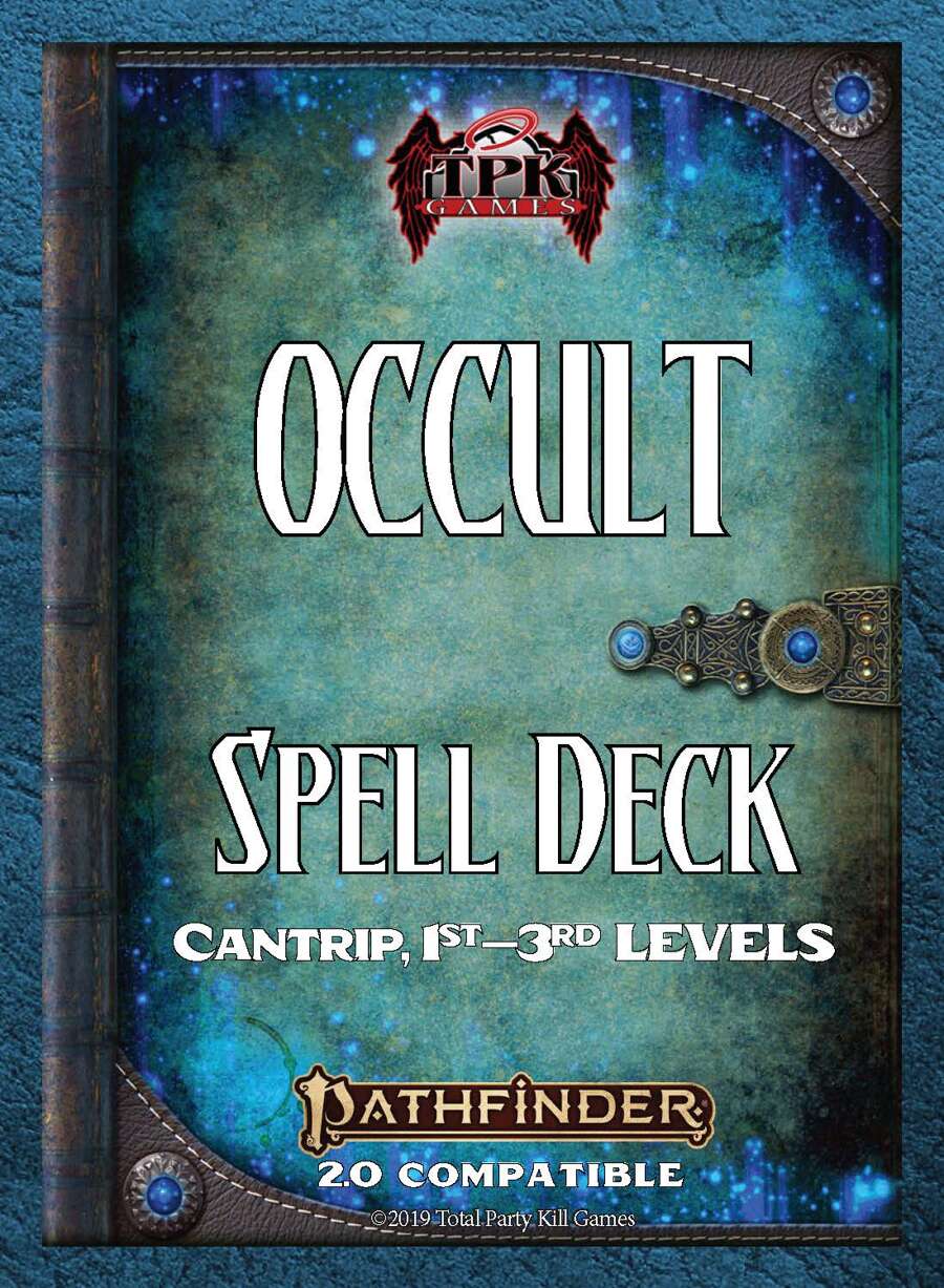 Pathfinder 2 - Occult Tradition Spell Card Deck I [Cantrips -3rd ...