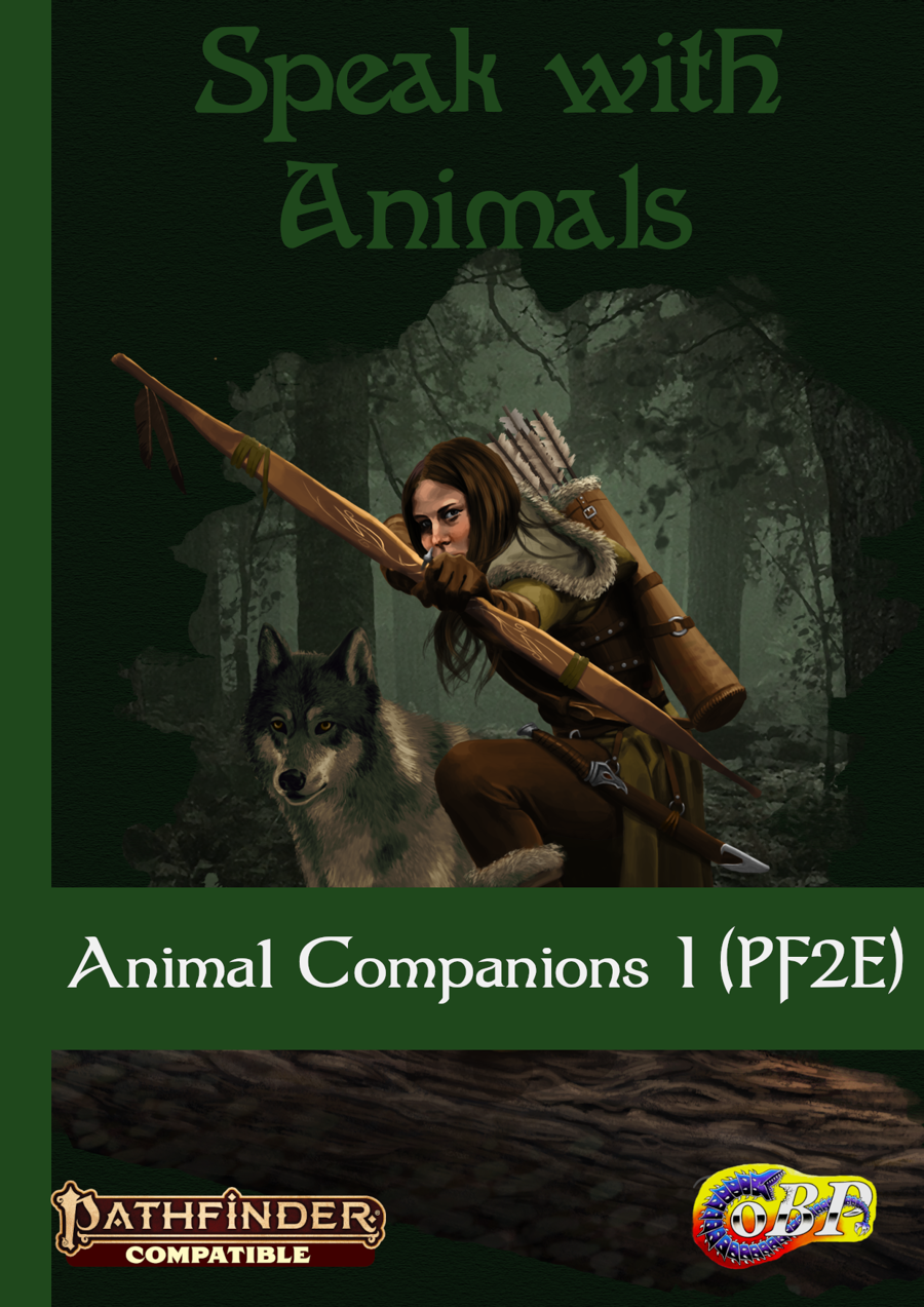 Speak with Animals - Animal Companions I (PF2E) – Open Gaming Store