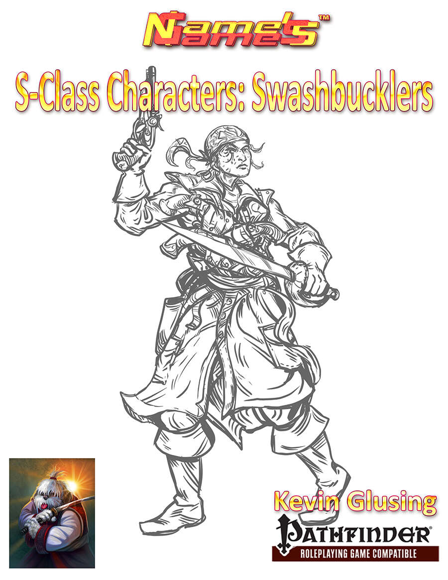 S-Class Characters: Swashbucklers – Open Gaming Store