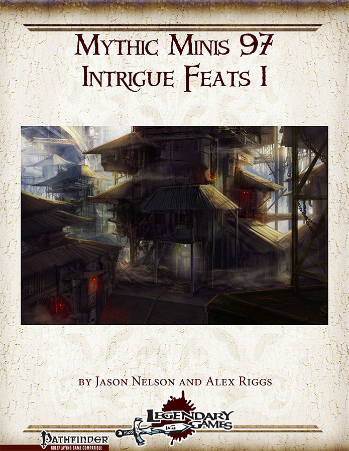 Mythic Minis 97: Intrigue Feats I – Open Gaming Store