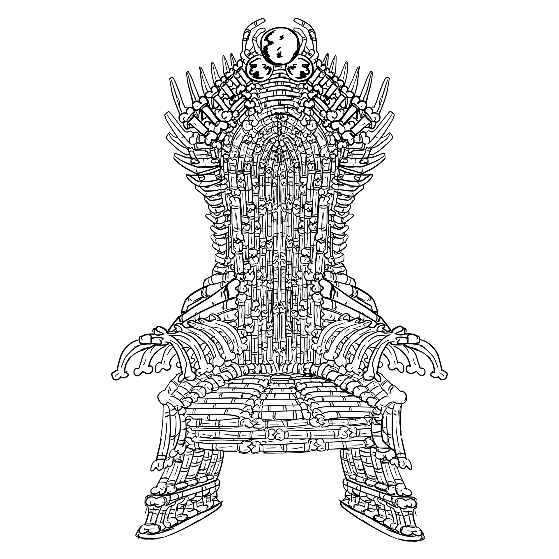 Stock Art Bone Chair – Open Gaming Store